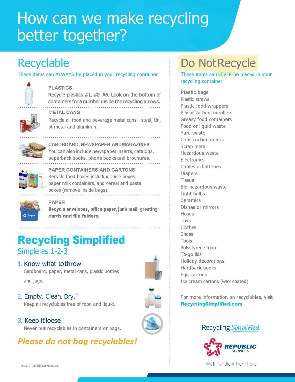 Recycling Center - Town of Cable